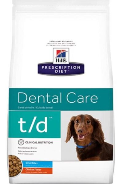 מזון רפואי לכלבים הילס T/D מגזע קטן 3 ק"ג Hill's t/d Canine Mini